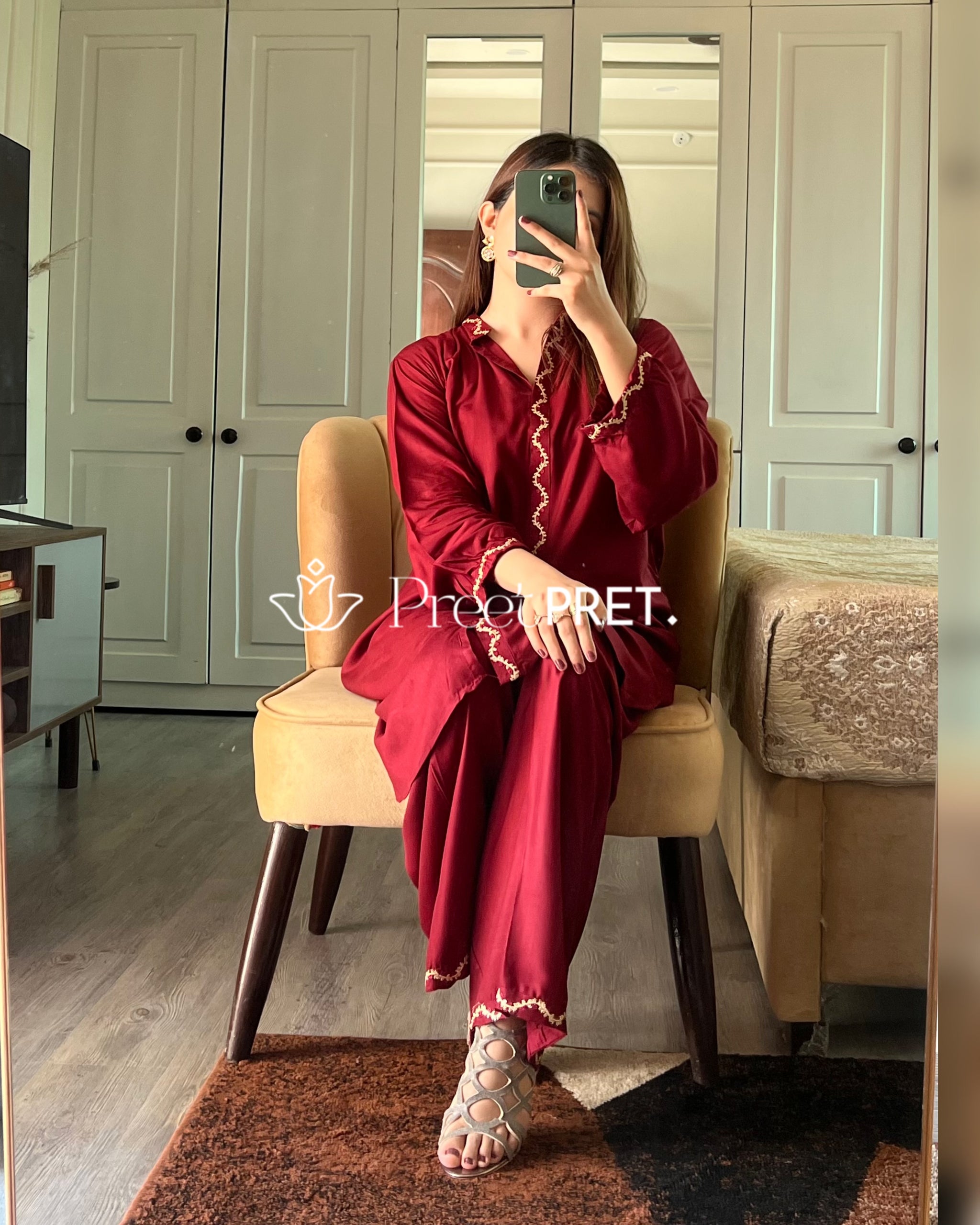 DASTAN EMBROIDED 2PC – PREETPRET